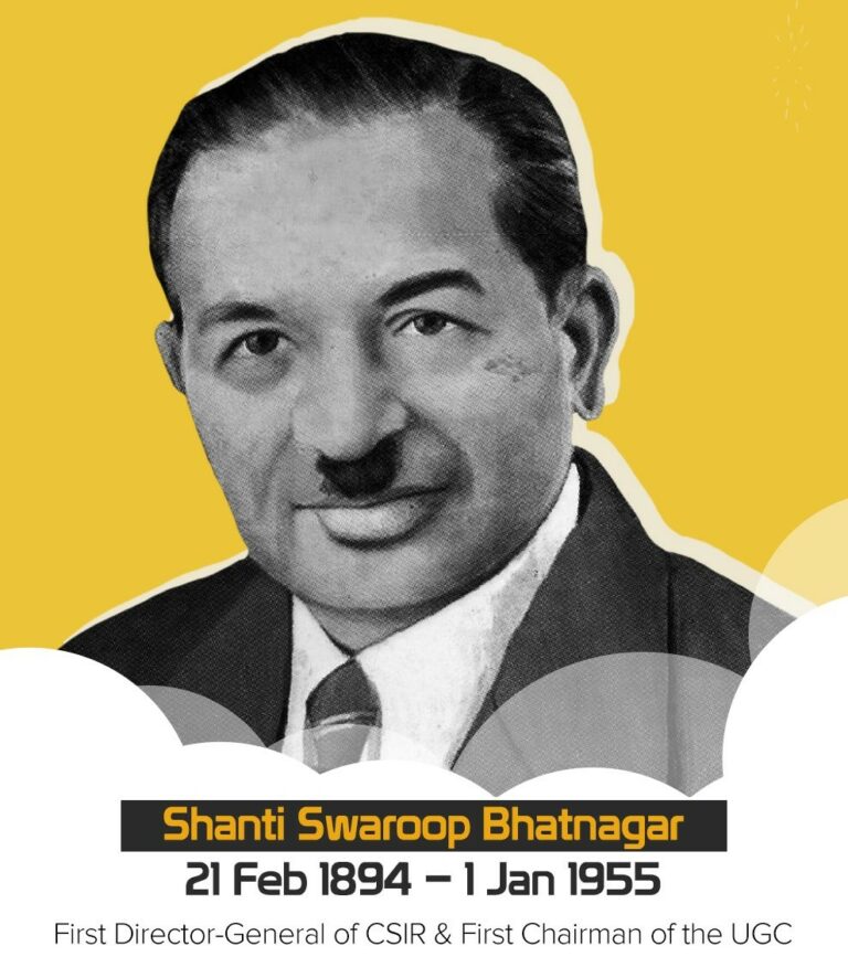 REMEMBERING DR.SHANTHI SWARUP BHATNAGAR – FATHER OF INDIAN RESEARCH ...